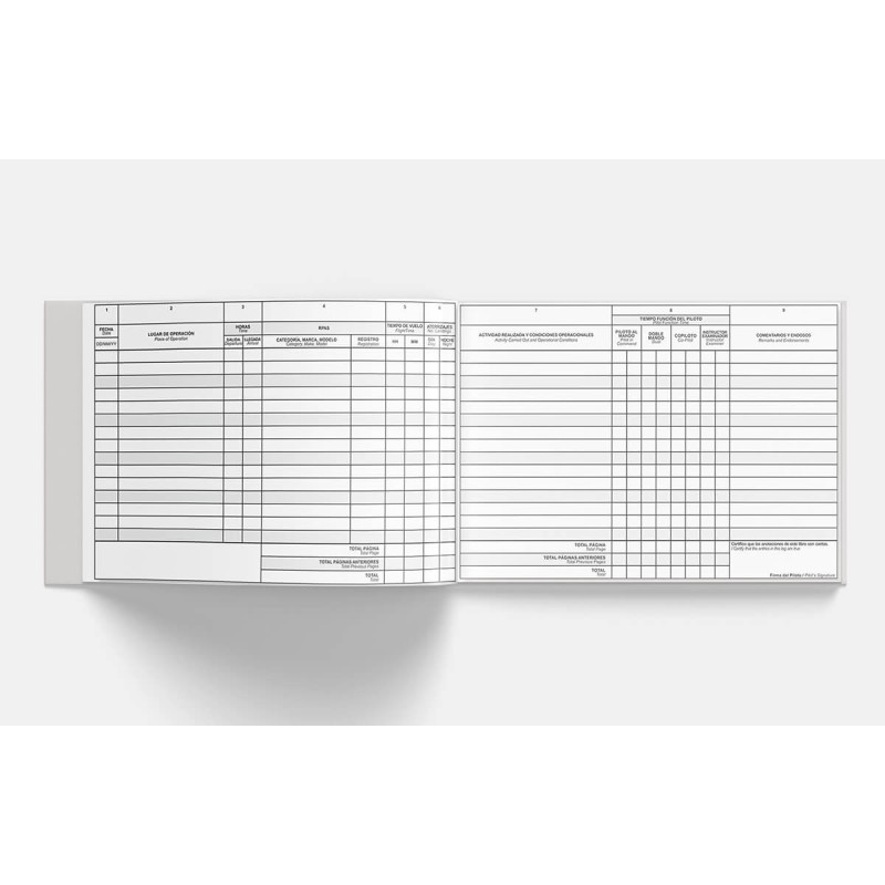 Bitácora de Piloto de Dron UAS/RPAS | Registro Profesional de Vuelos